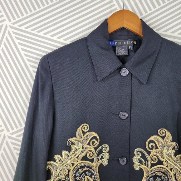 I.B. Diffusion | Jackets & Coats | New Ib Diffusion Black Blazer Jacket ...